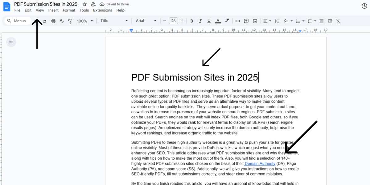 140+ Free PDF Submission Sites List 2026: Benefits & SEO Strategy